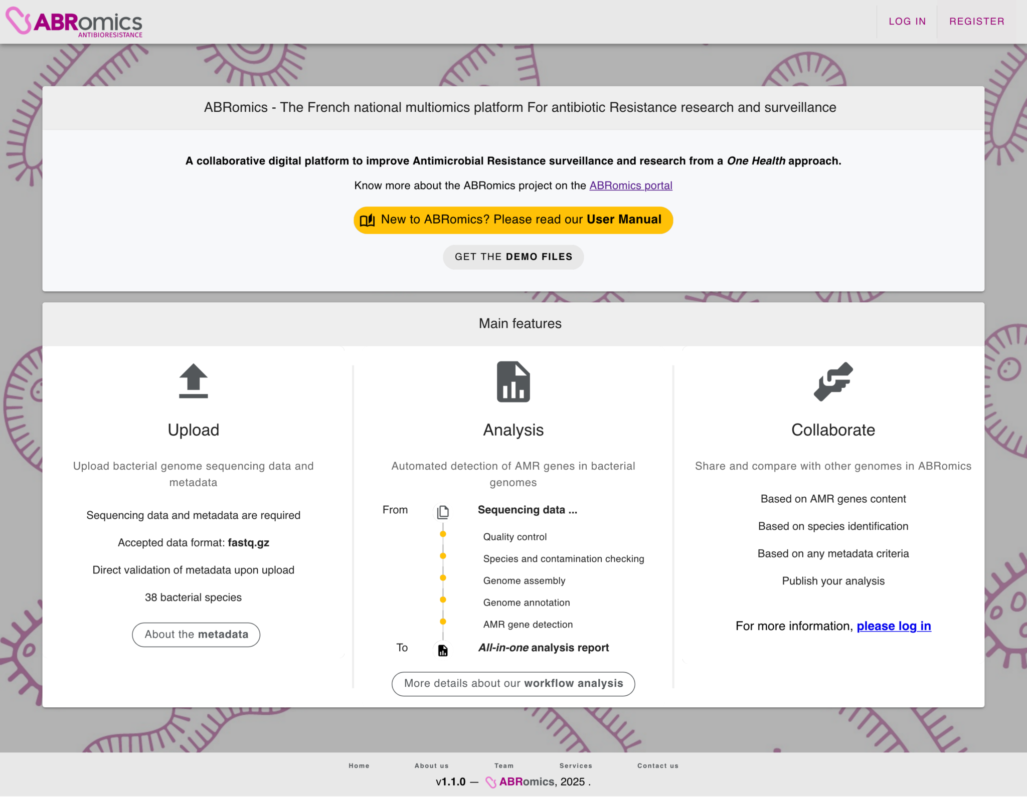 The first version of the ABRomics platform is now open! – ABRomics website